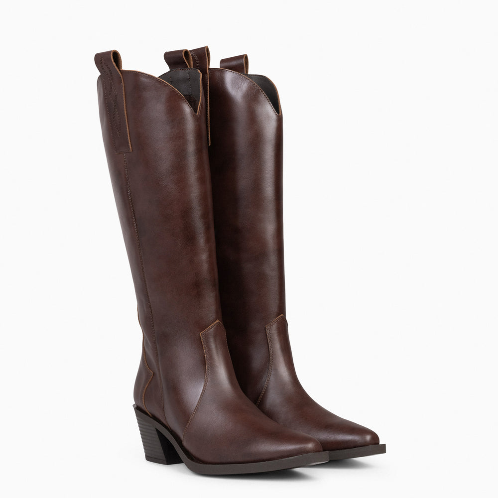 Botas Cowboy Mujer de Piel | miMaO