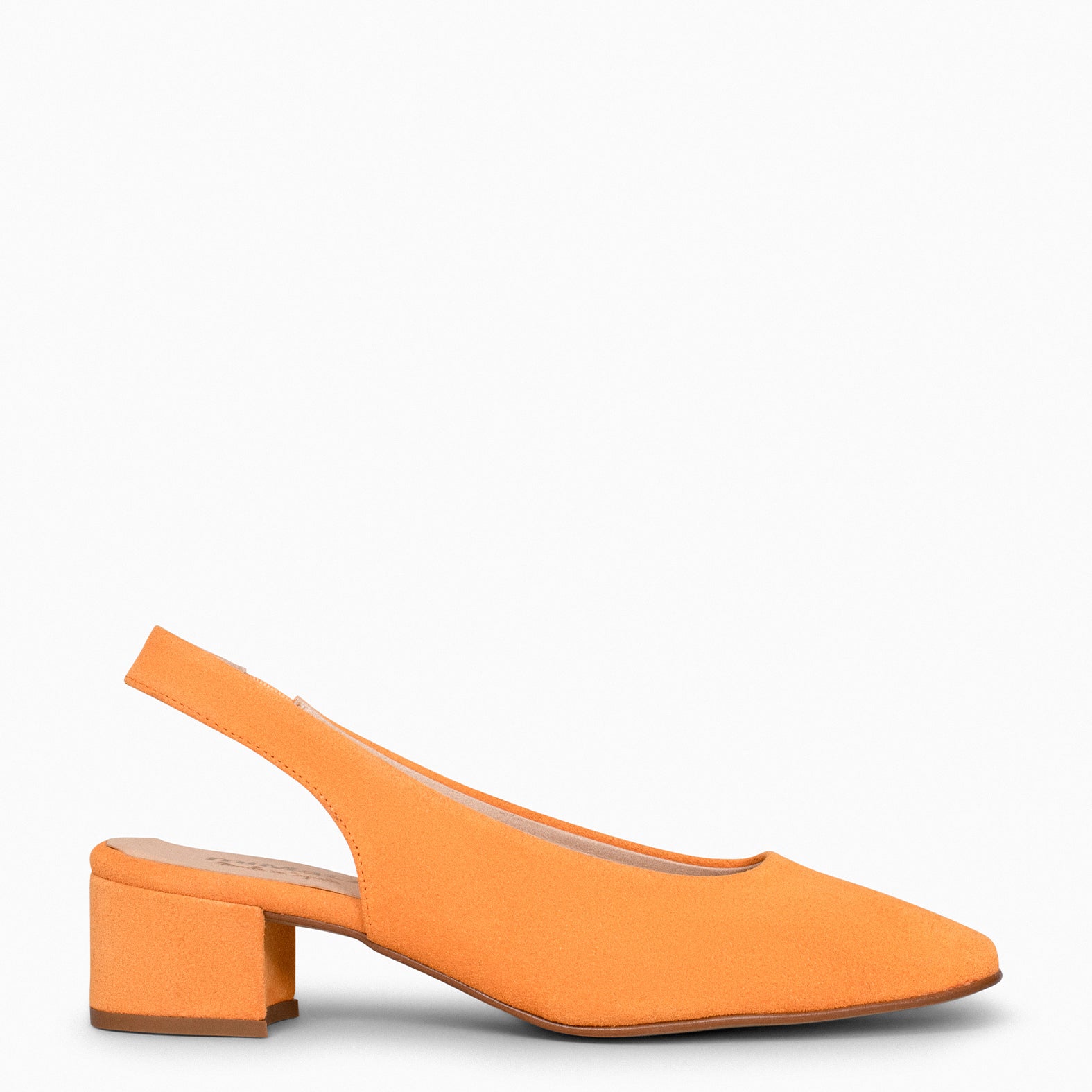 URBAN LADY – Slingbacks à petit talon large ORANGE | miMaO
